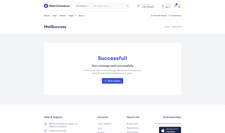 Free Next.js eCommerce Boilerplate Template | NextMerce